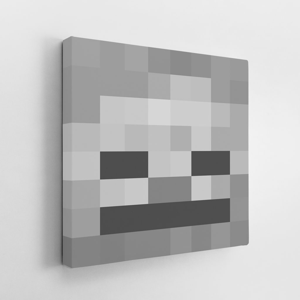 Minecraft Skeleton - Pics on Canvas