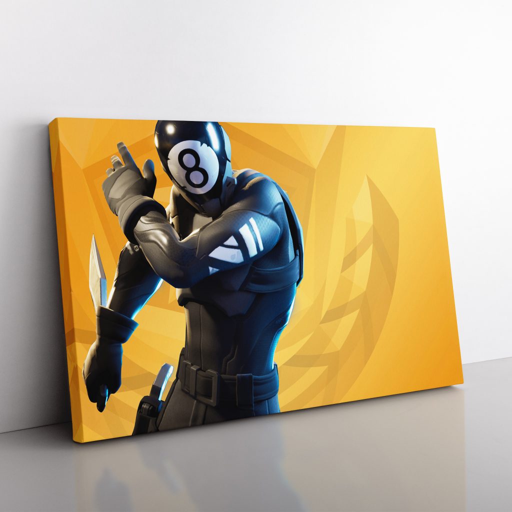 Fortnite 8 Ball - Pics on Canvas