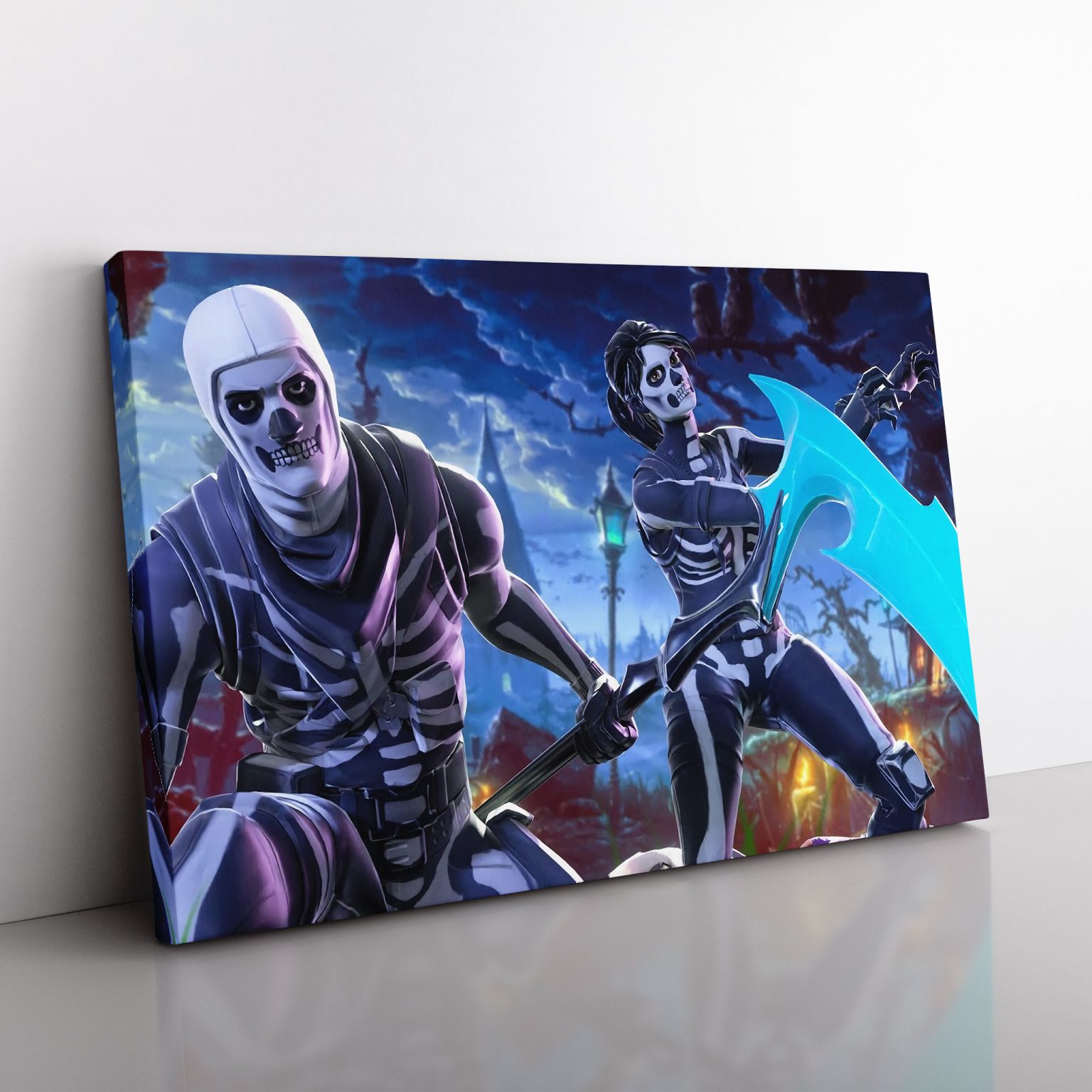 Fortnite Skull Trooper + Skull Ranger - Pics on Canvas