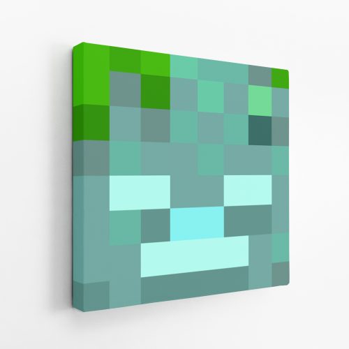 Minecraft Drowned - Pics on Canvas