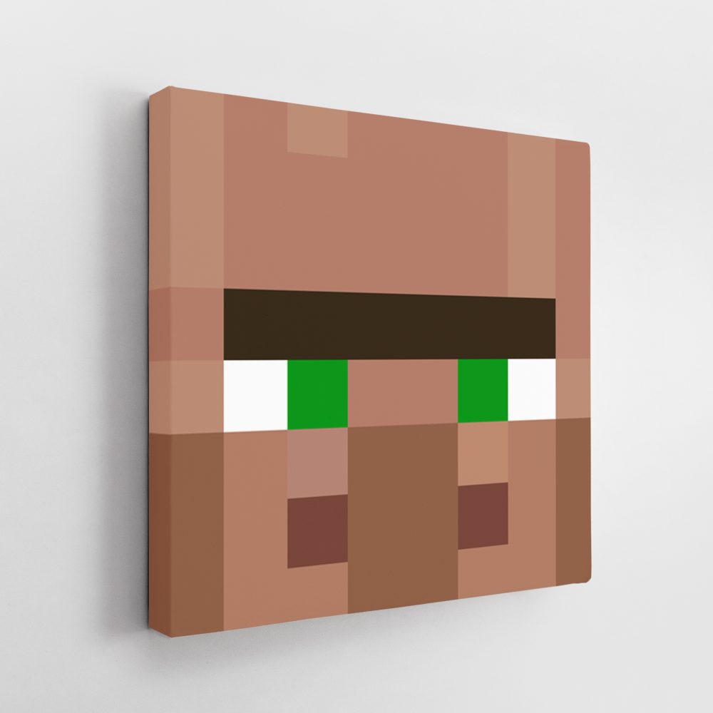 Minecraft Villager - Pics on Canvas