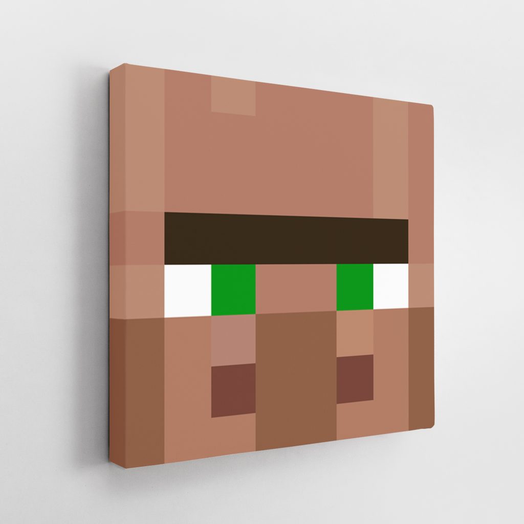 Minecraft Villager - Pics on Canvas