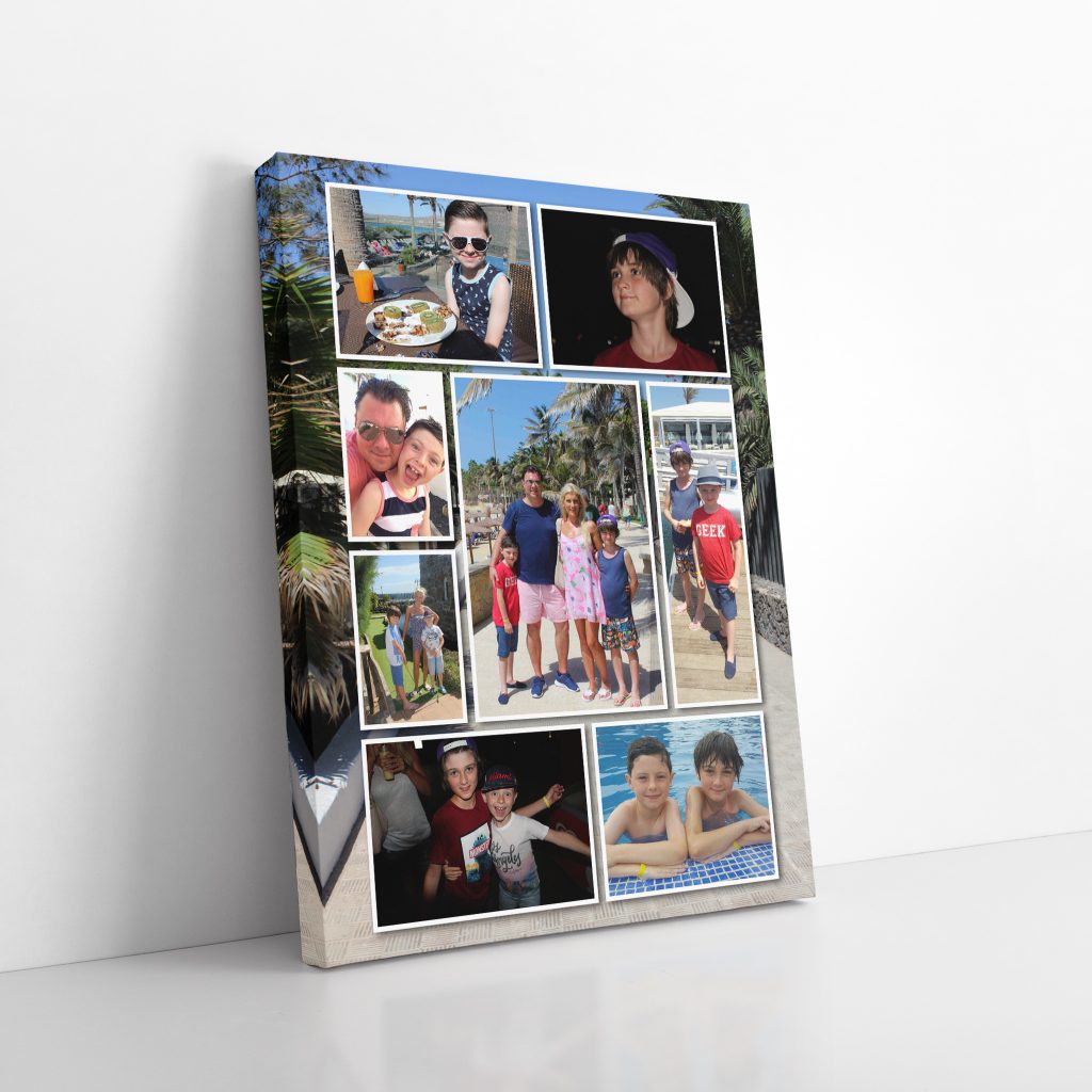 25 Image Tile Square Collage - Pics on Canvas