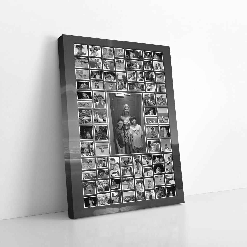 25 Image Tile Square Collage - Pics on Canvas