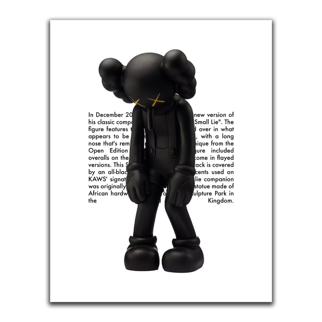 Kaws Doll Collection - Pics on Canvas